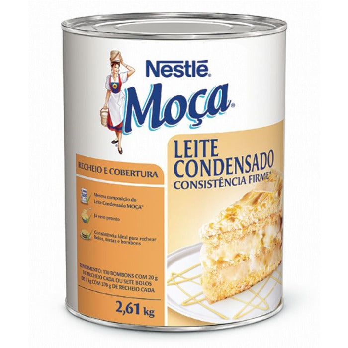LEITE CONDENSADO MOÇA CONSISTÊNCIA FIRME 2,6KG - NESTLÉ – Confeitar